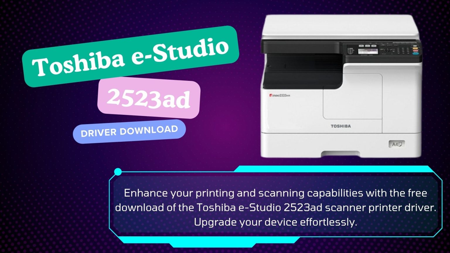 Toshiba e-Studio 2523ad Scanner Printer Driver Download Free – Sonrf Shop